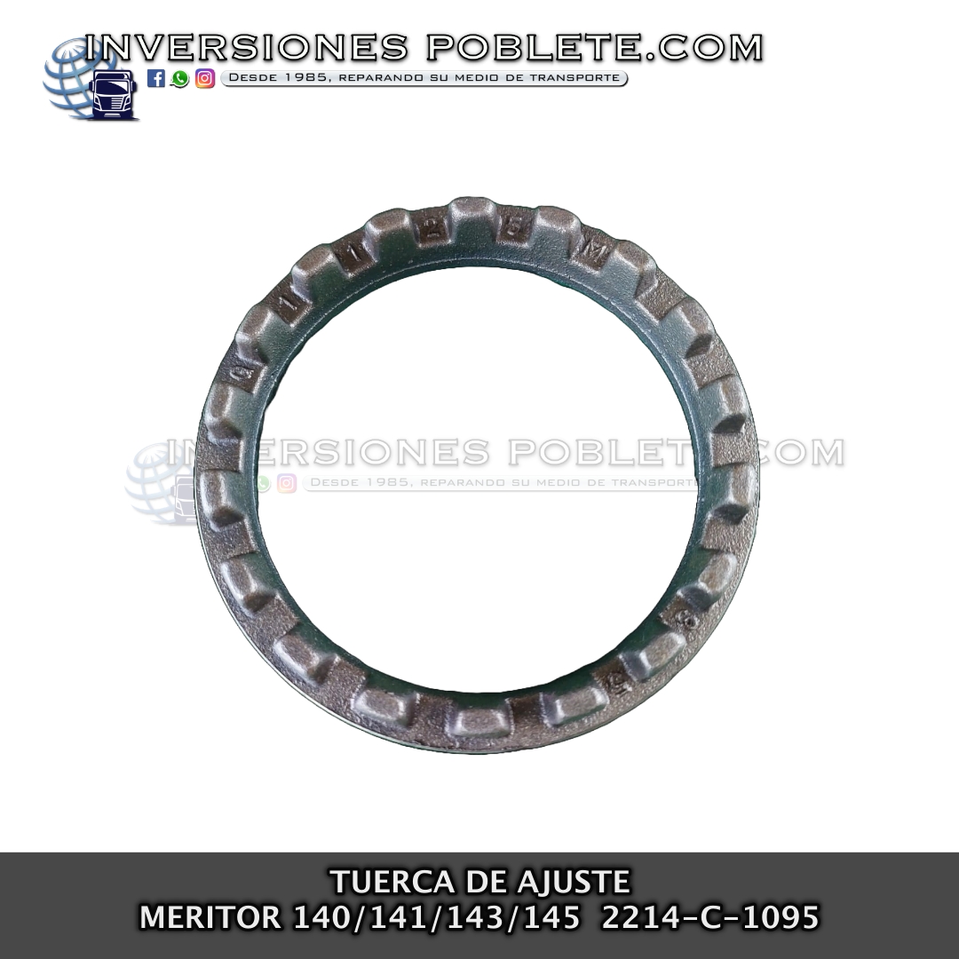 Tuerca de Ajuste Meritor 2214-C-1095 145 - Desarmaduria de Camiones y Buses